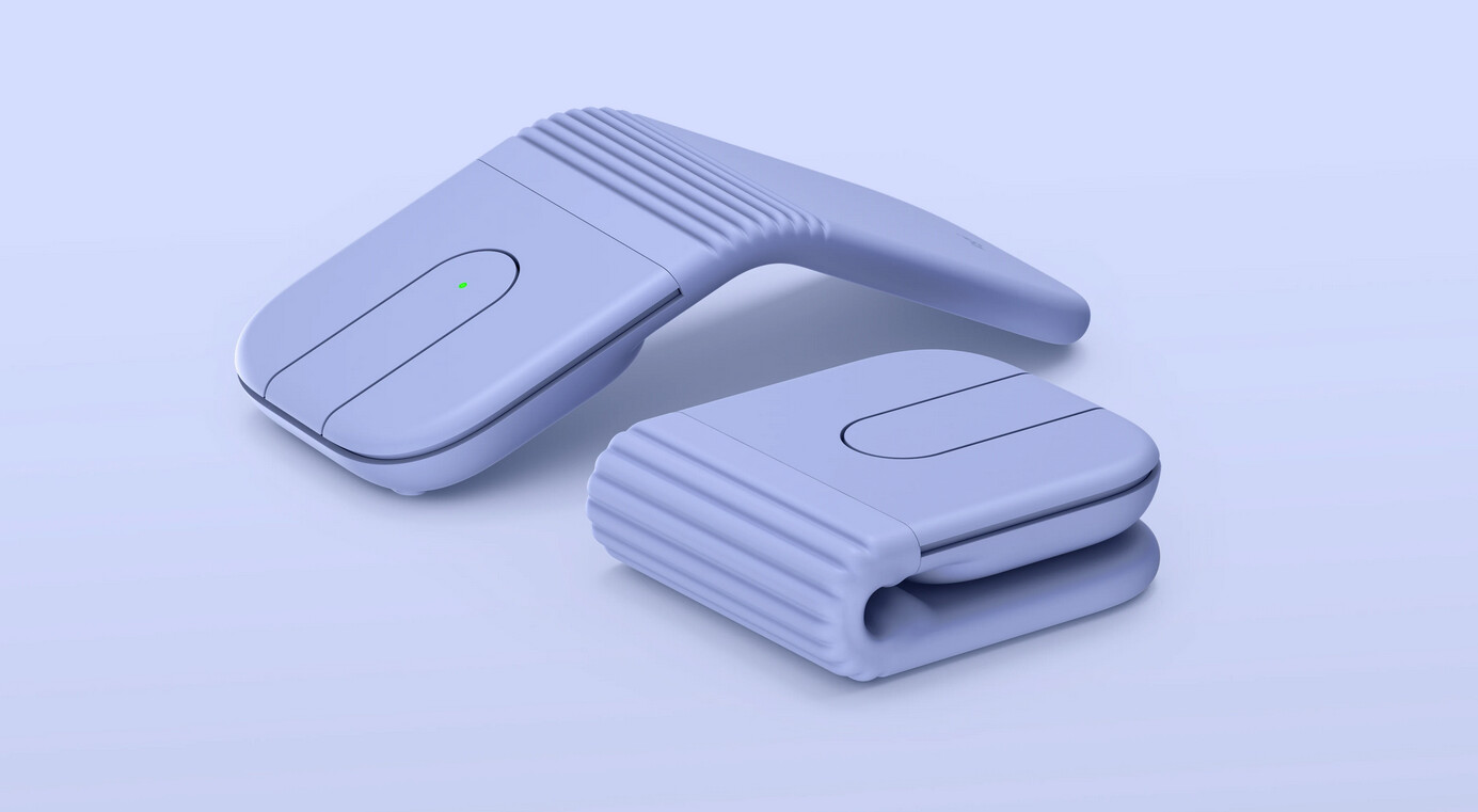 Первая компактная мышь Logitech Mobi Fold складывается почти вдвое и ...
