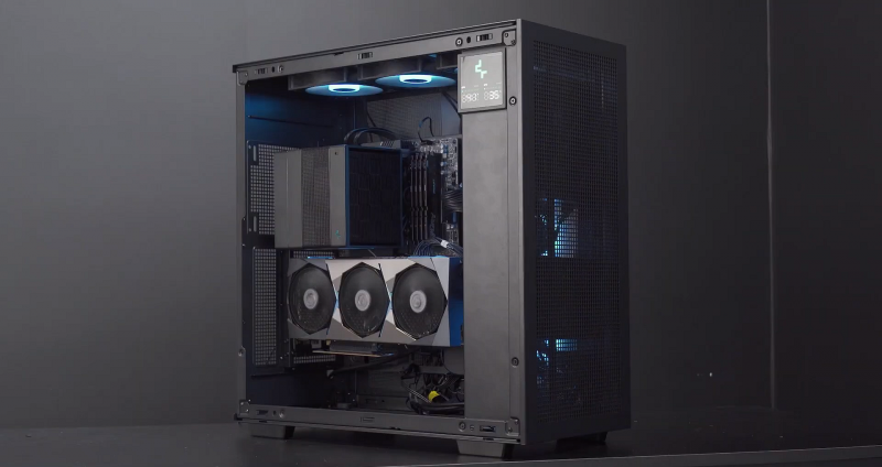 Представлен корпус DEEPCOOL MORPHEUS ATX+ — СЖО сбоку, видеокарта под ...